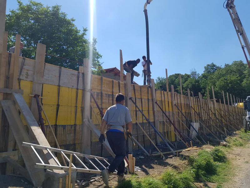 Mur BA 180ML, Dallage béton désactivé, piscine... - AMF